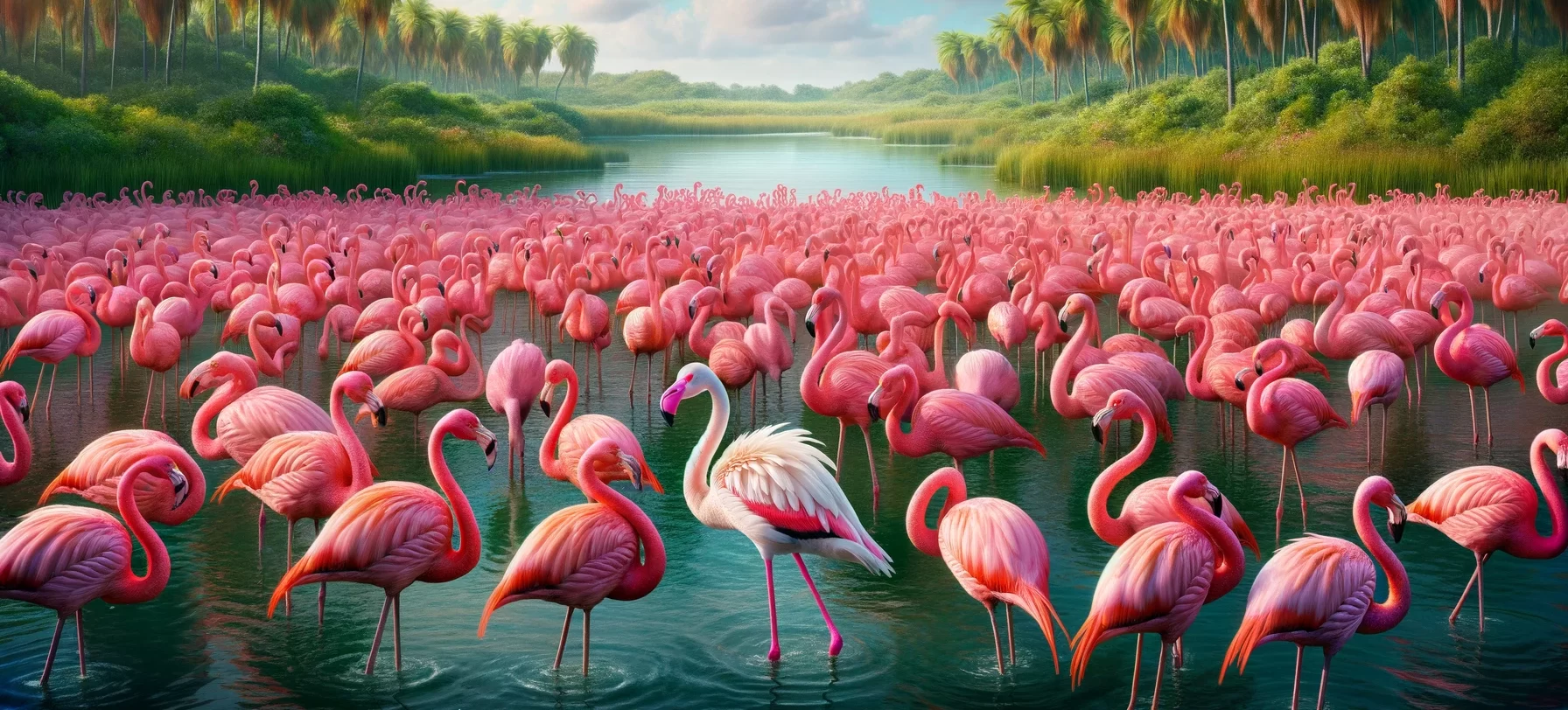 Why Does A Flamingo Lose Its Color? - Christophe Garon
